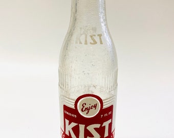 Antique Kist 6 Oz. Soda Bottle 1929 Wow Beautiful Art Deco - Etsy