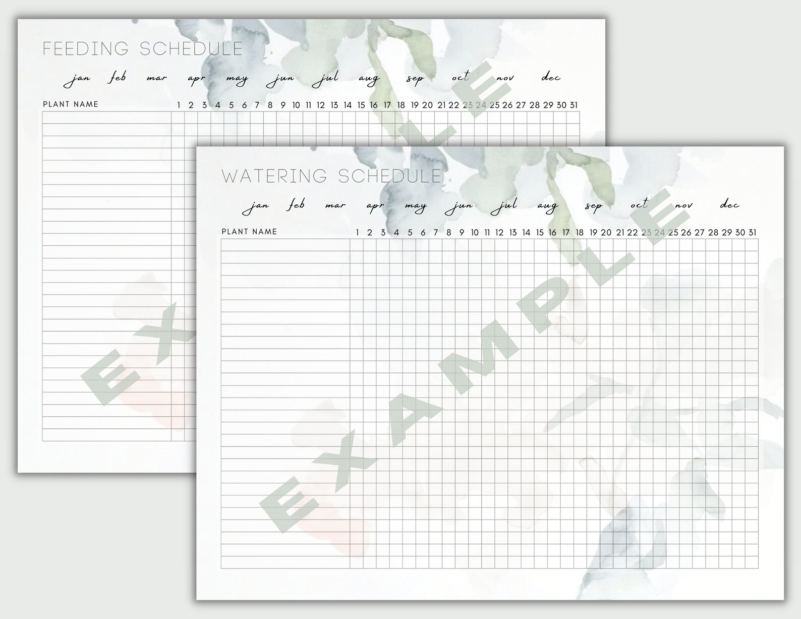 Plant Journal Printable, Houseplant Planner, Plant Care, Plant Guide ...