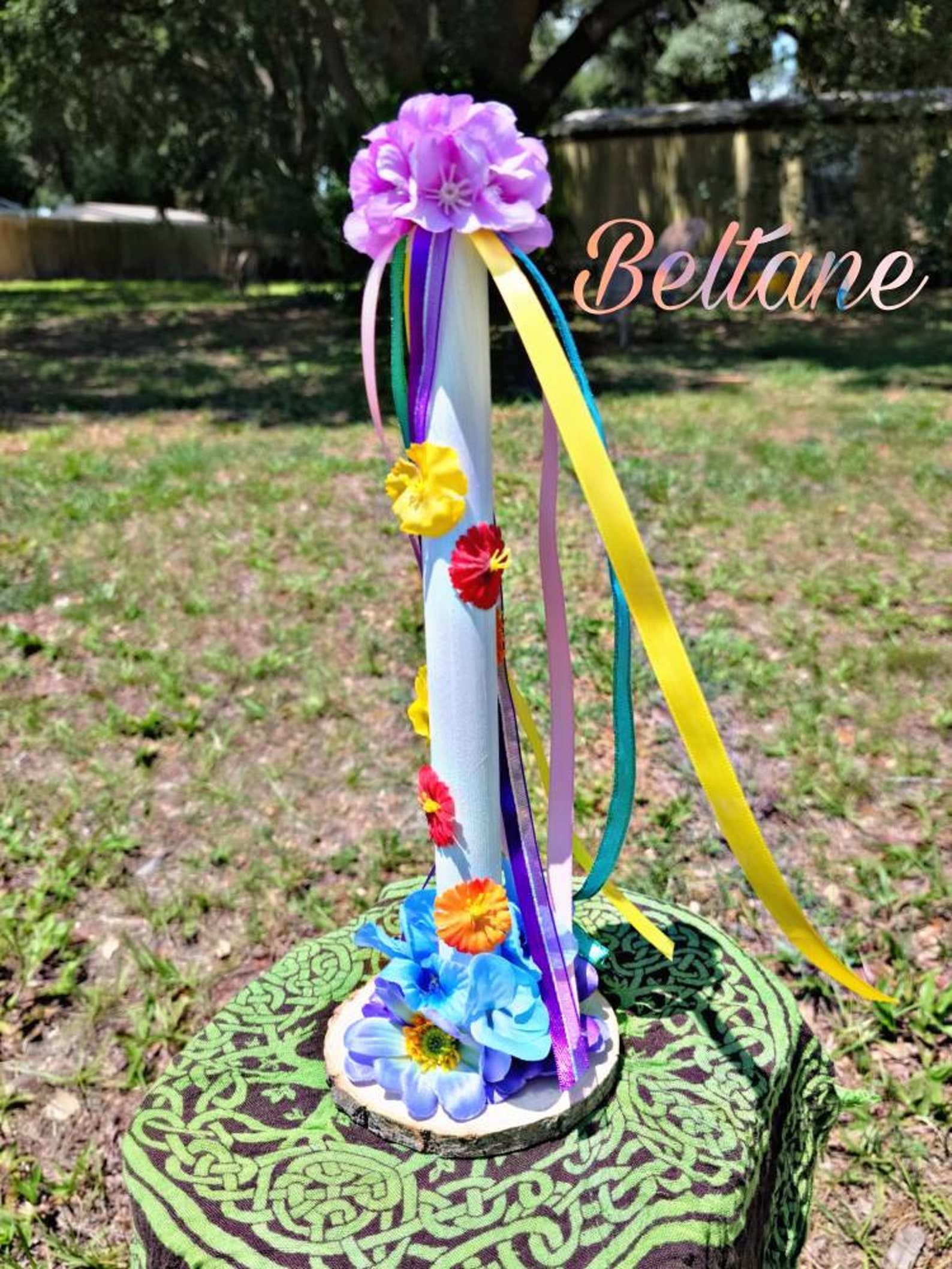 Beltane Mini Maypole | Etsy