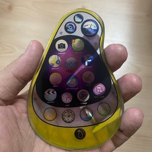 Non-working Fake Toy Transparent Handmade Pear Phone iPhone Made of ...