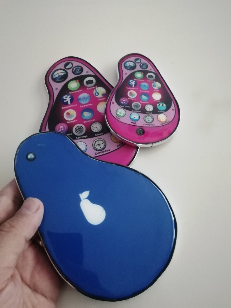 Non-working Fake Toy Transparent Handmade Shaped Pro Max Pear Phone ...