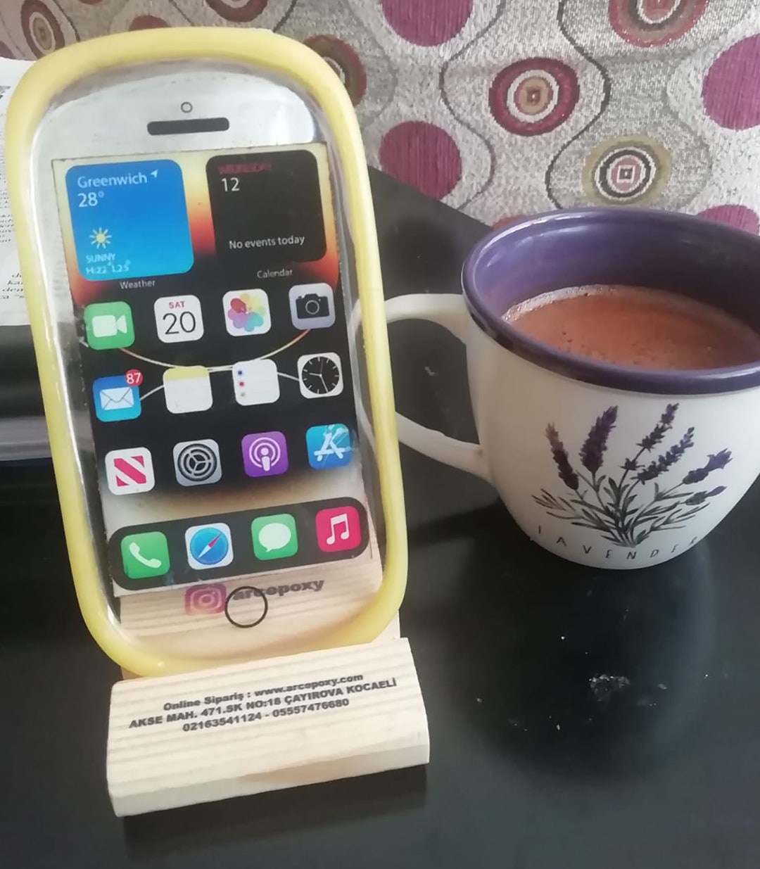 Future Concept Phone Non-working Fake Toy Transparent Handmade Phone ...