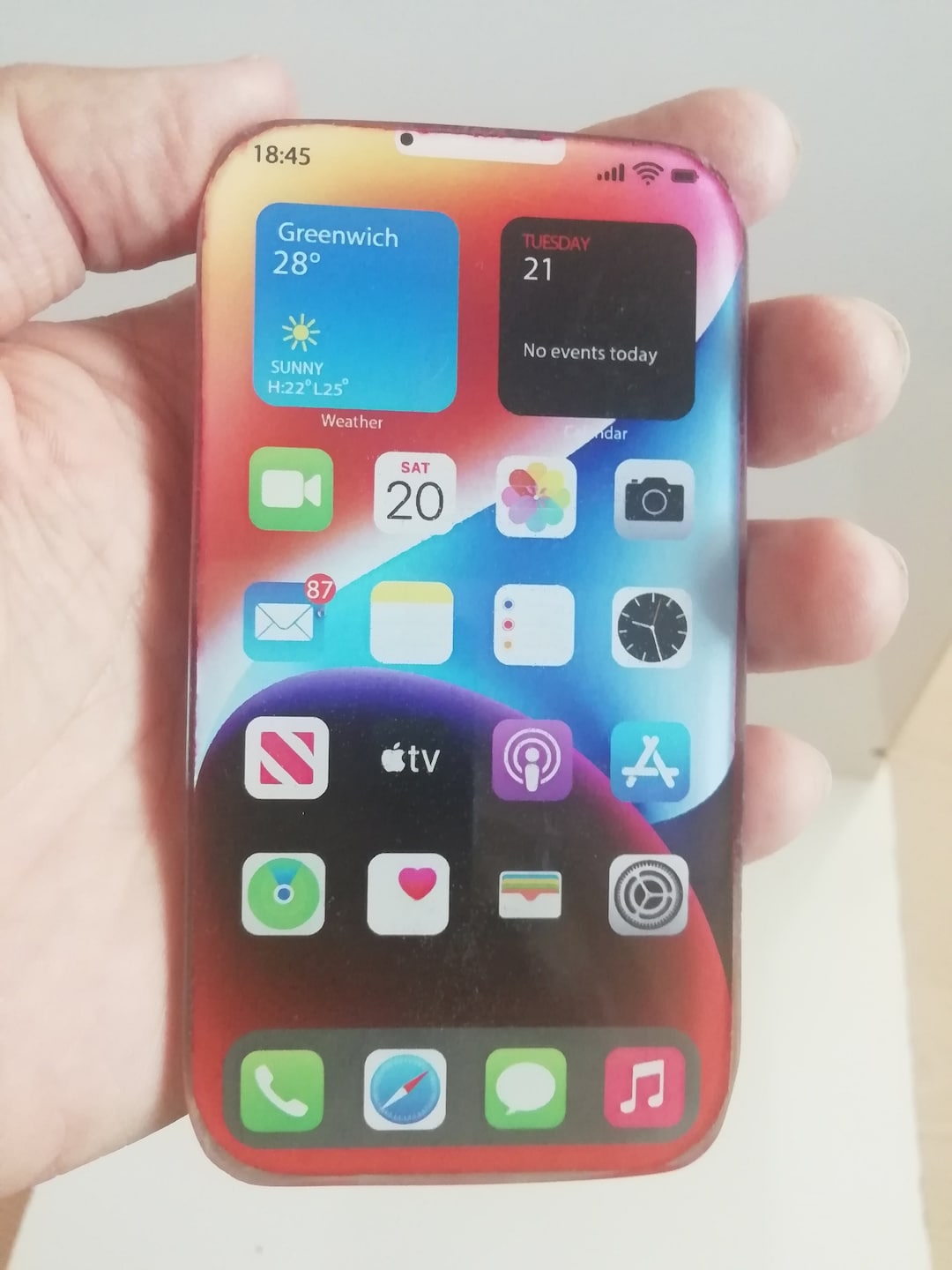 Handmade, Non-working, Phone 14, Not Real Phone, Toy Made of Epoxy ...