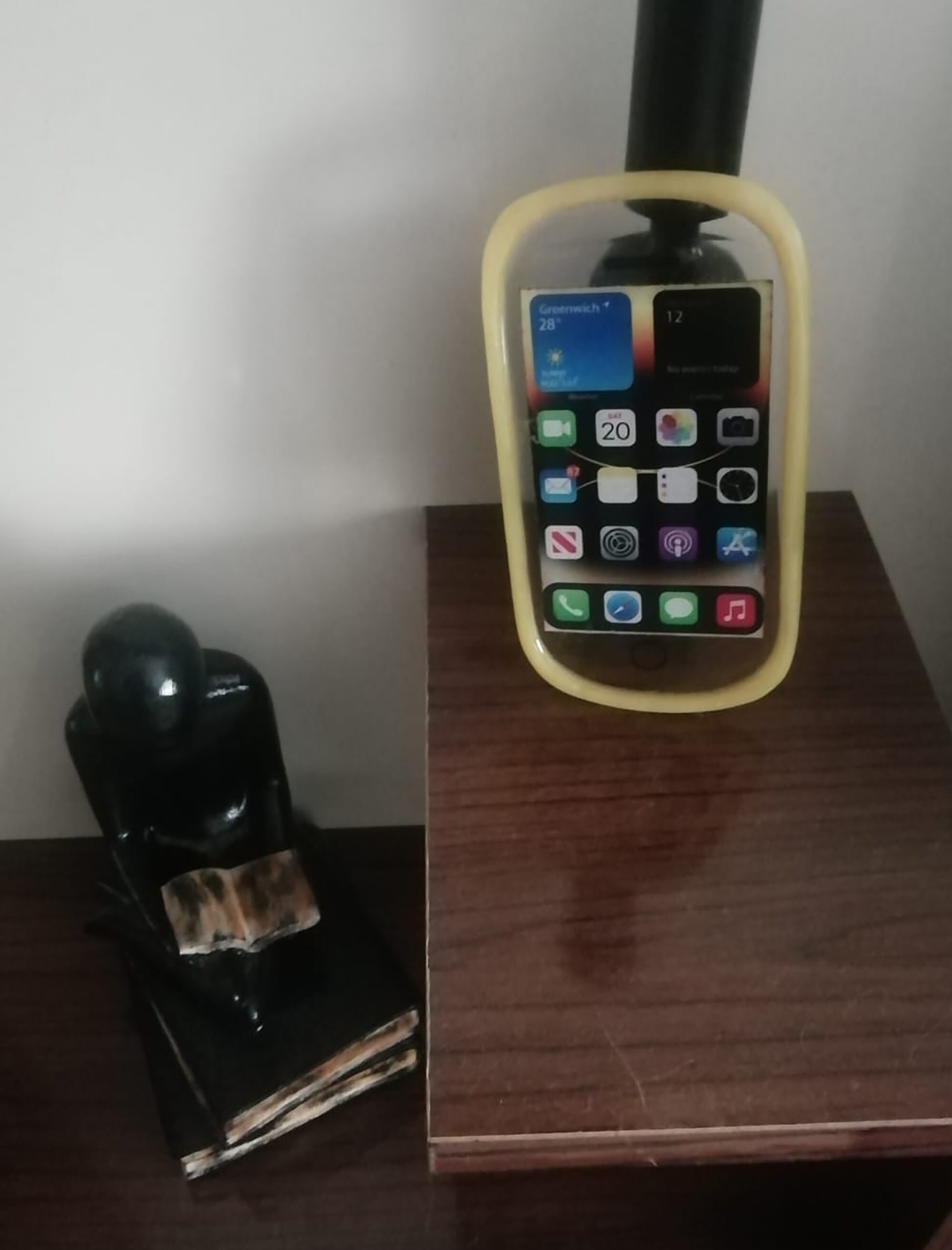 Future Concept Phone Non-working Fake Toy Transparent Glass Handmade ...