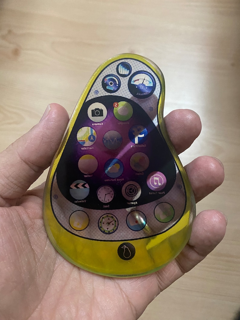 Non-working Fake Toy Transparent Handmade Shaped Pear Phone - Etsy