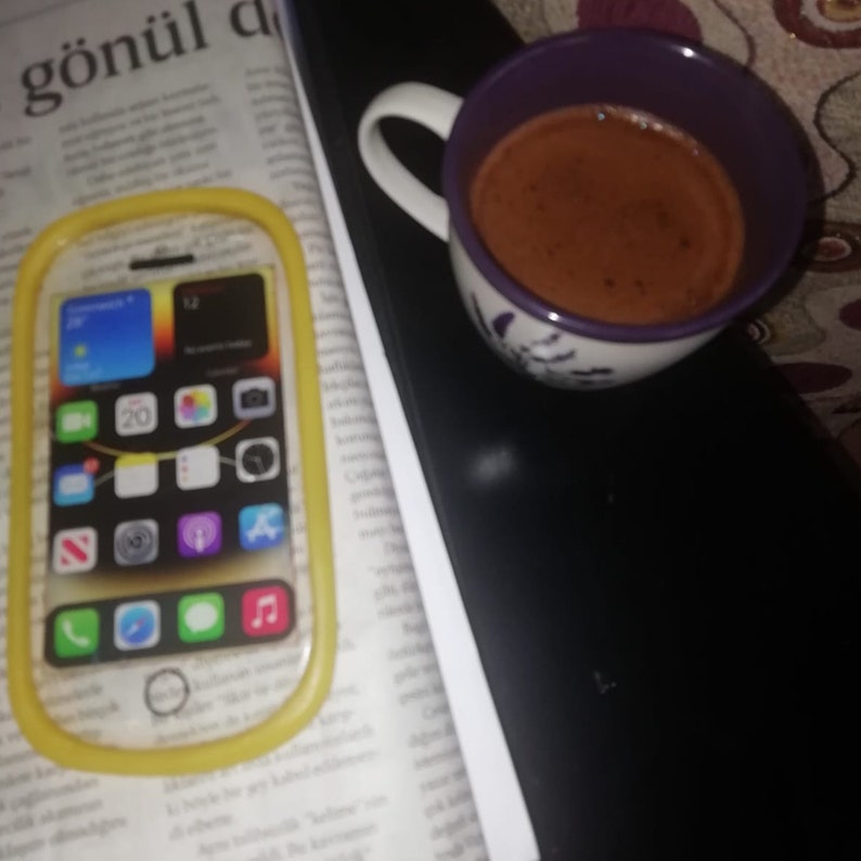 Future Concept Phone Non-working Fake Toy Transparent Glass Handmade ...