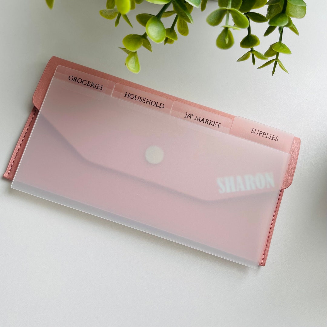 Personalised Frosted Cash Dividers for Wallets, - Etsy