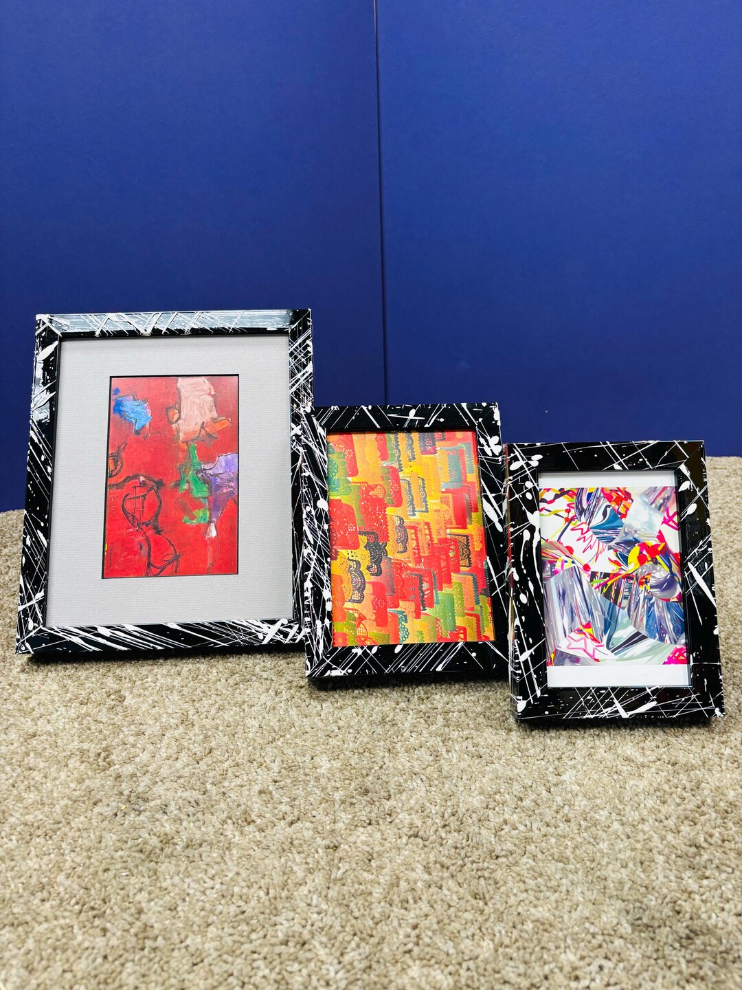 Vola Frame – Hand Painted Decorative Frame Made in Italy, Splatter ...