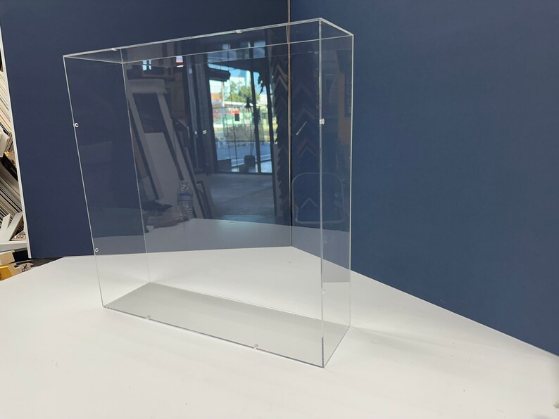 Plexi Box Dust Cover 14 X 14 X 4 With the 1/4 Acrylic - Etsy