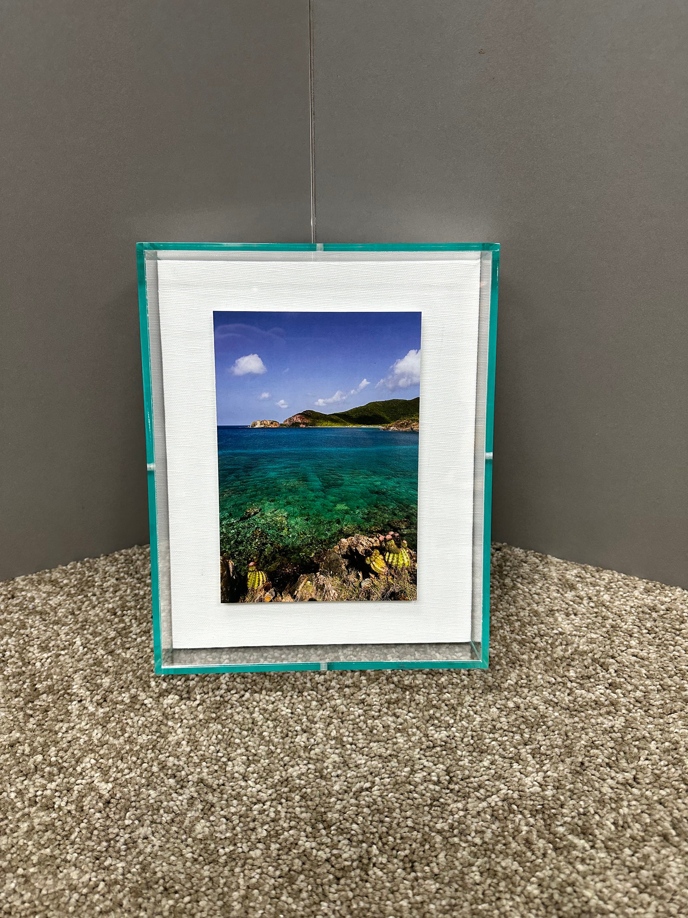 Green Translucent Shadow Box - Etsy