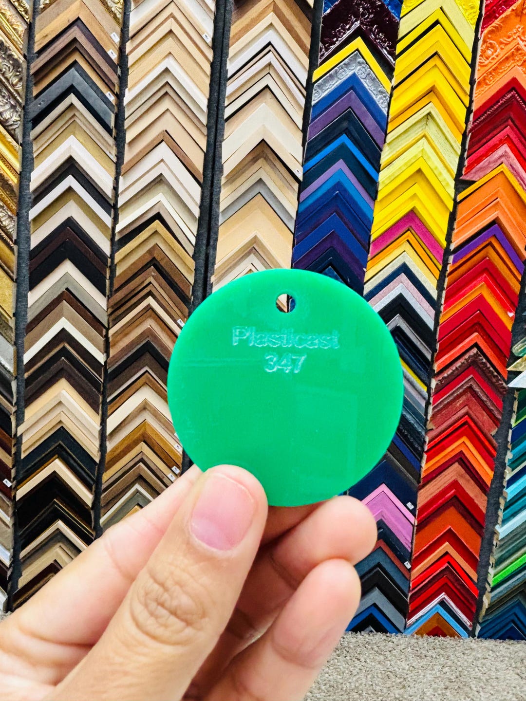 Green Acrylic Sheets, 1/8 Inch Thick, Custom Sizes for Crafting ...