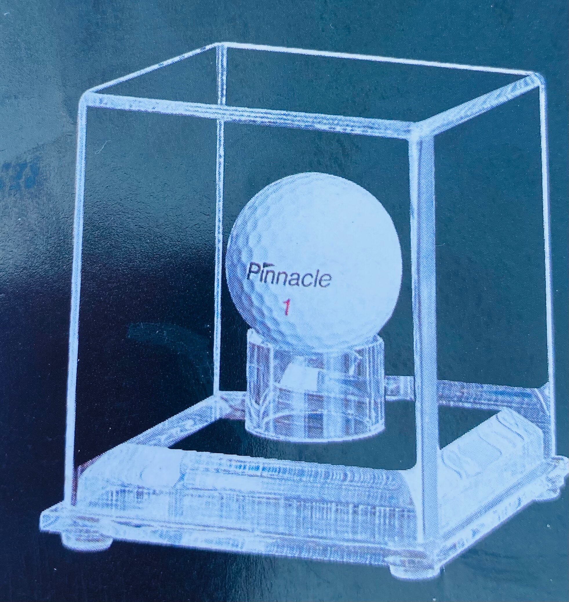 Acrylic Golf Ball Case for Award Plexi Golf Holder Acrylic Case Golf ...