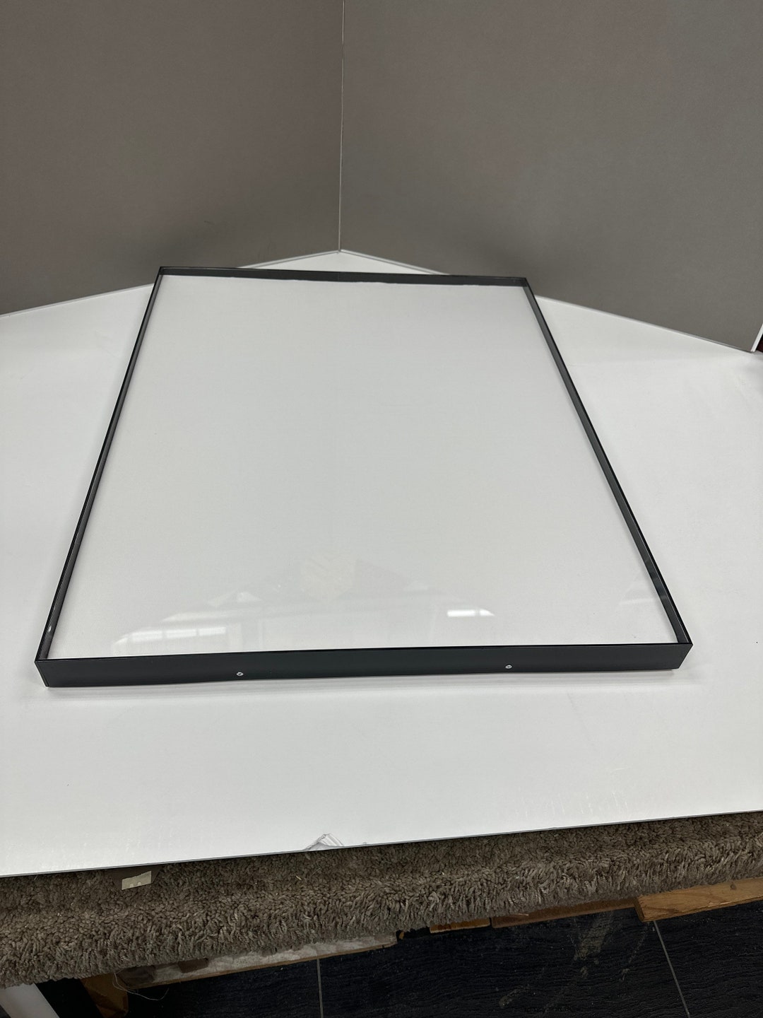 Acrylic Box With Black Sided Acrylic Can Be Made to Any Size With or ...