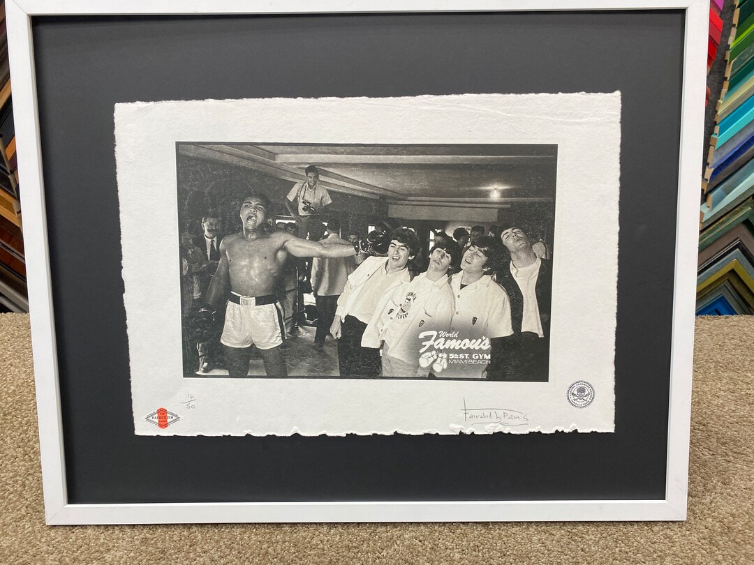Iconic Moment: the Beatles With Cassius Clay - Limited Edition Framed ...