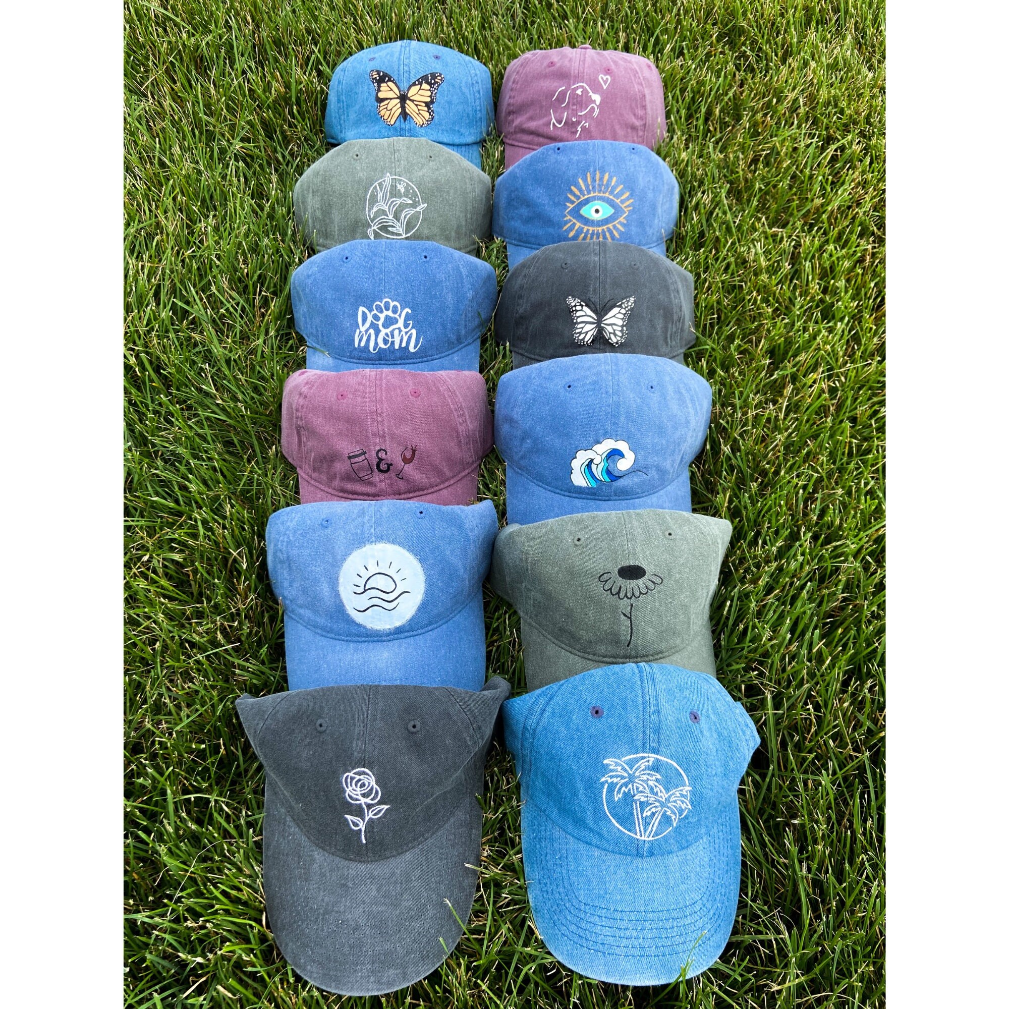 Hand Painted Custom Baseball Cap - Etsy UK