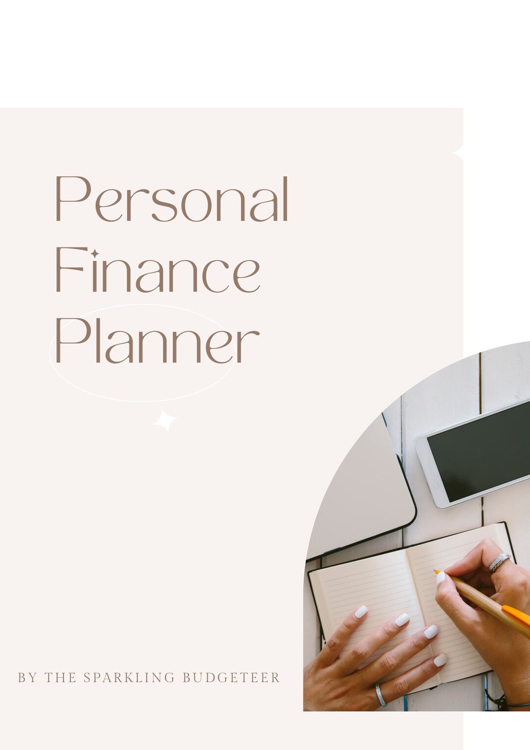 Personal Finance Starter Planner Beginner Planner Money Organiser ...
