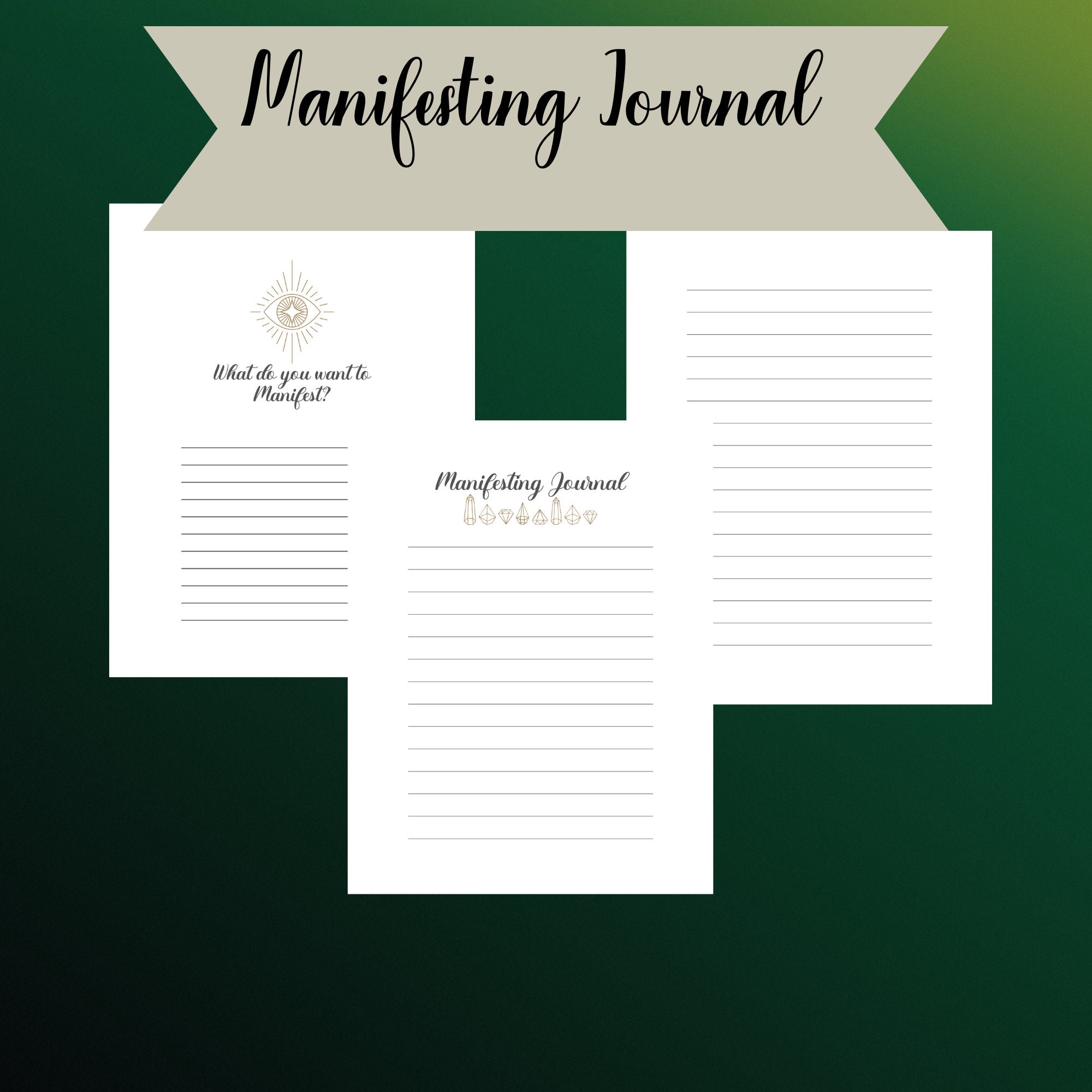 Manifesting Journal Printable - Manifestation - Manifestable - Etsy