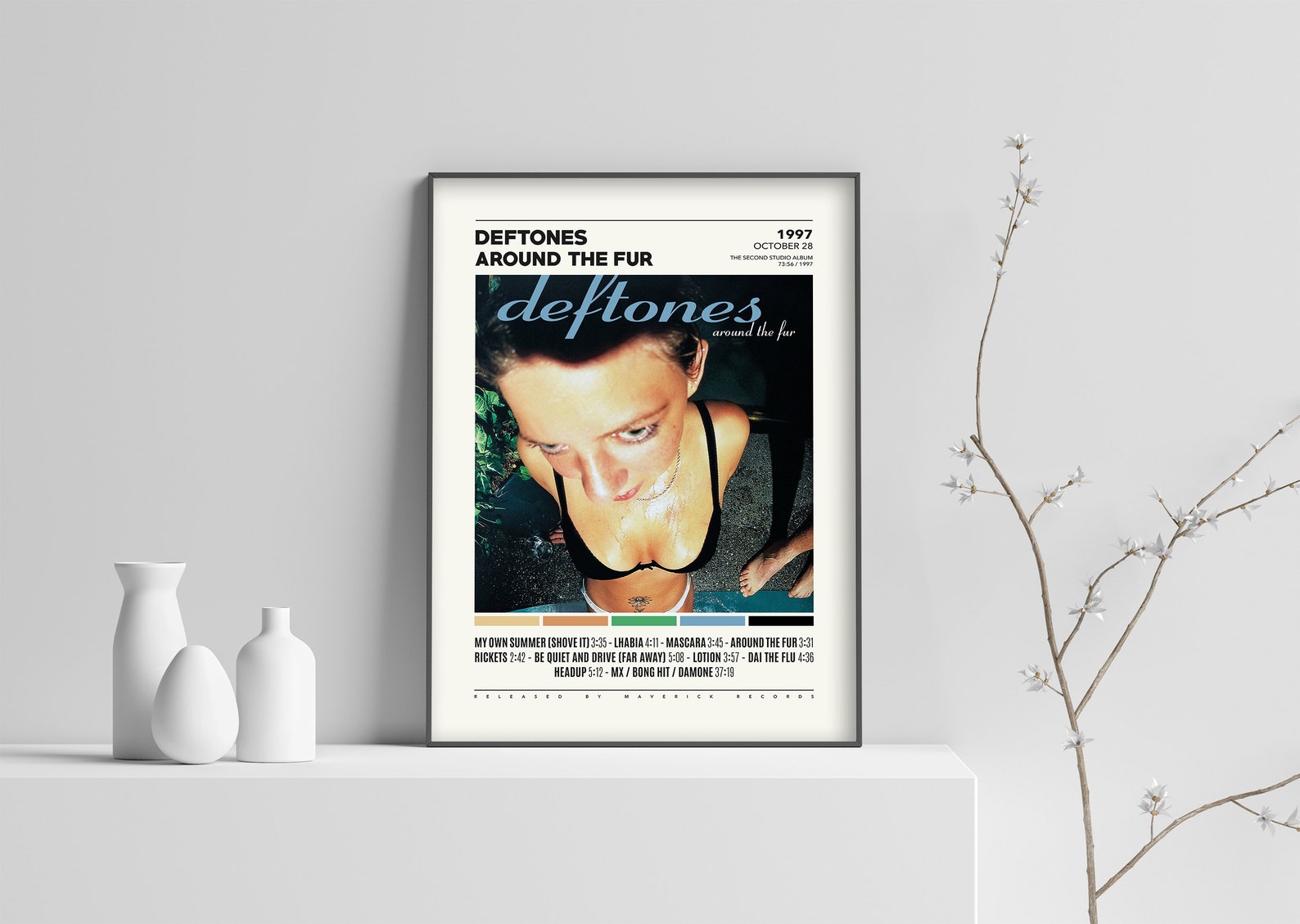 Deftones Posters / Around the Fur Poster Album Cover Poster | Etsy
