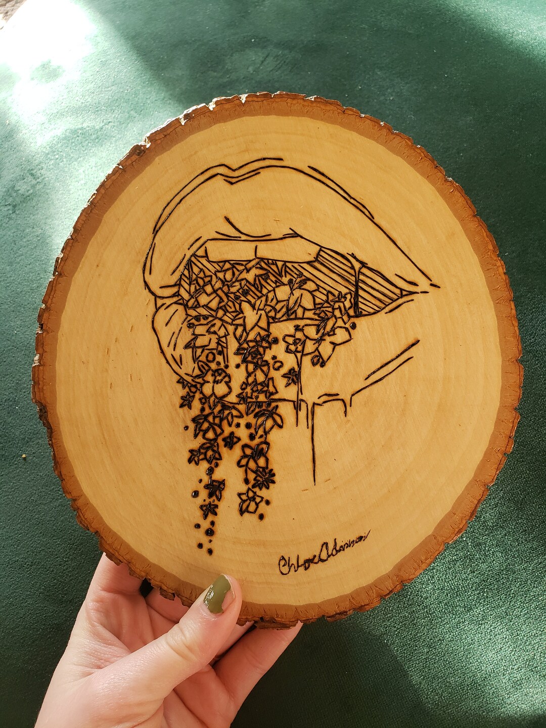 Lip Wood Burning - Etsy