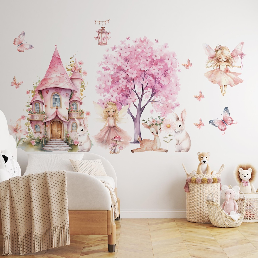 Fairy Wall Decals, Fairy Stickers, Girls Room Decor, Fairy Decor, Girls ...