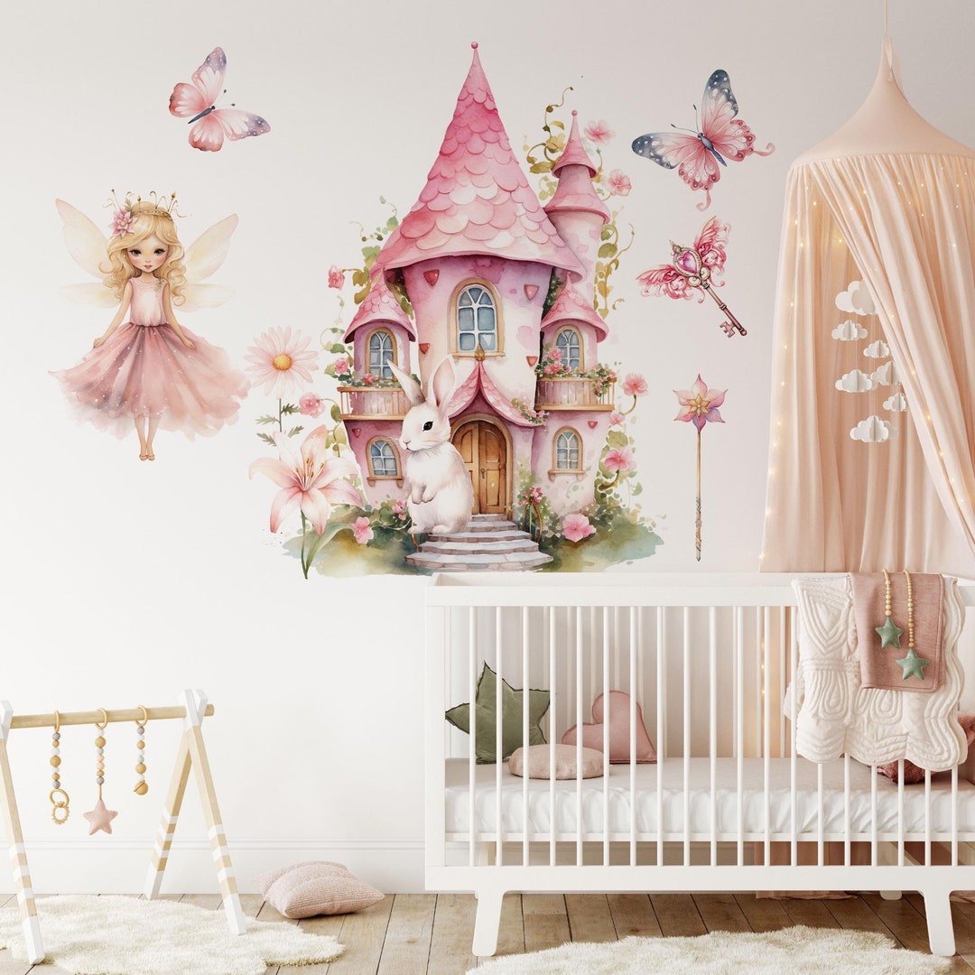 Fairy Wall Stickers, Fairy Decals, Girls Room Decor, Fairy Decor, Girls ...