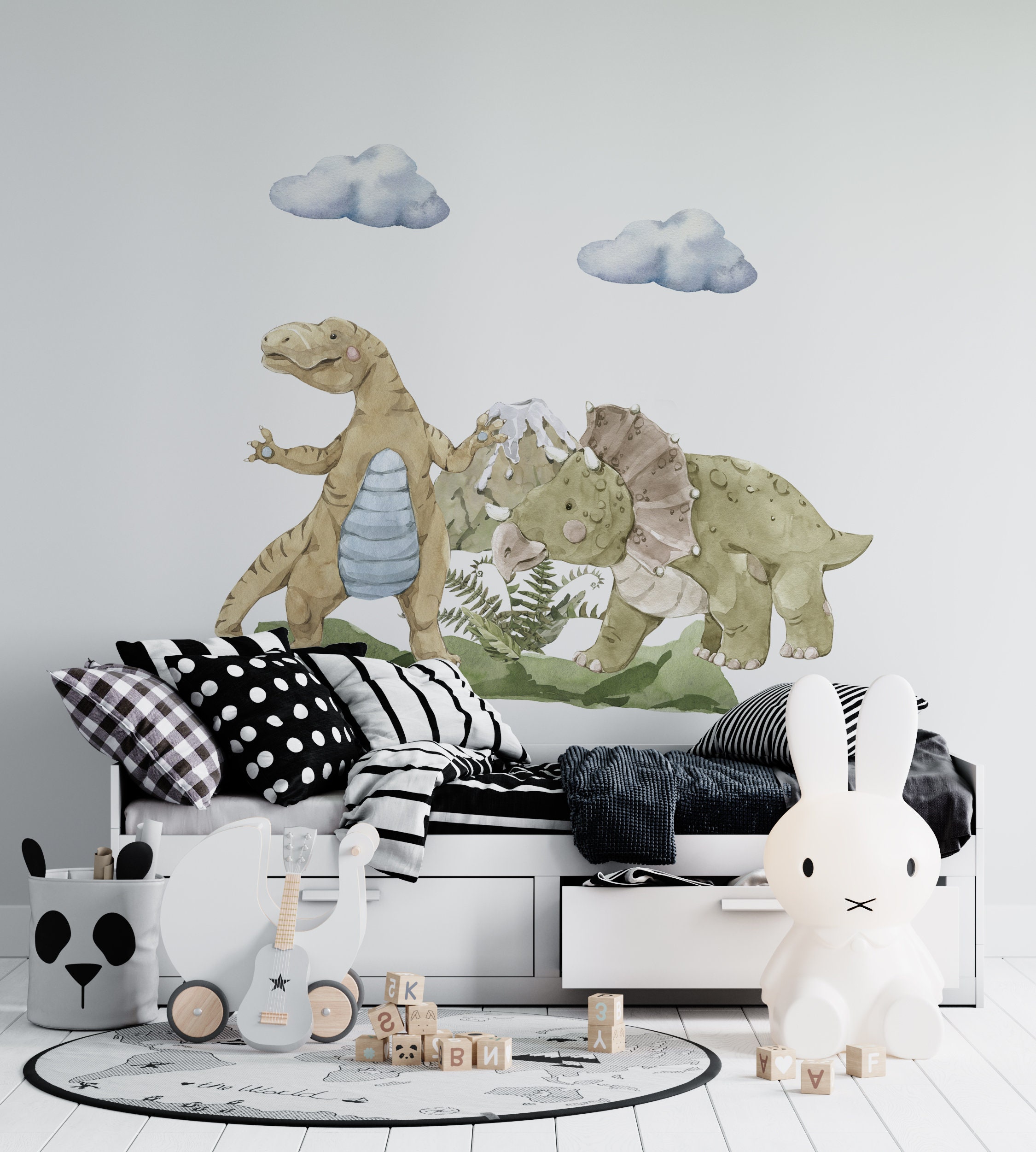 Dinosaur Wall Decal Dinosaur Wall Decor Dinosaur Wall - Etsy