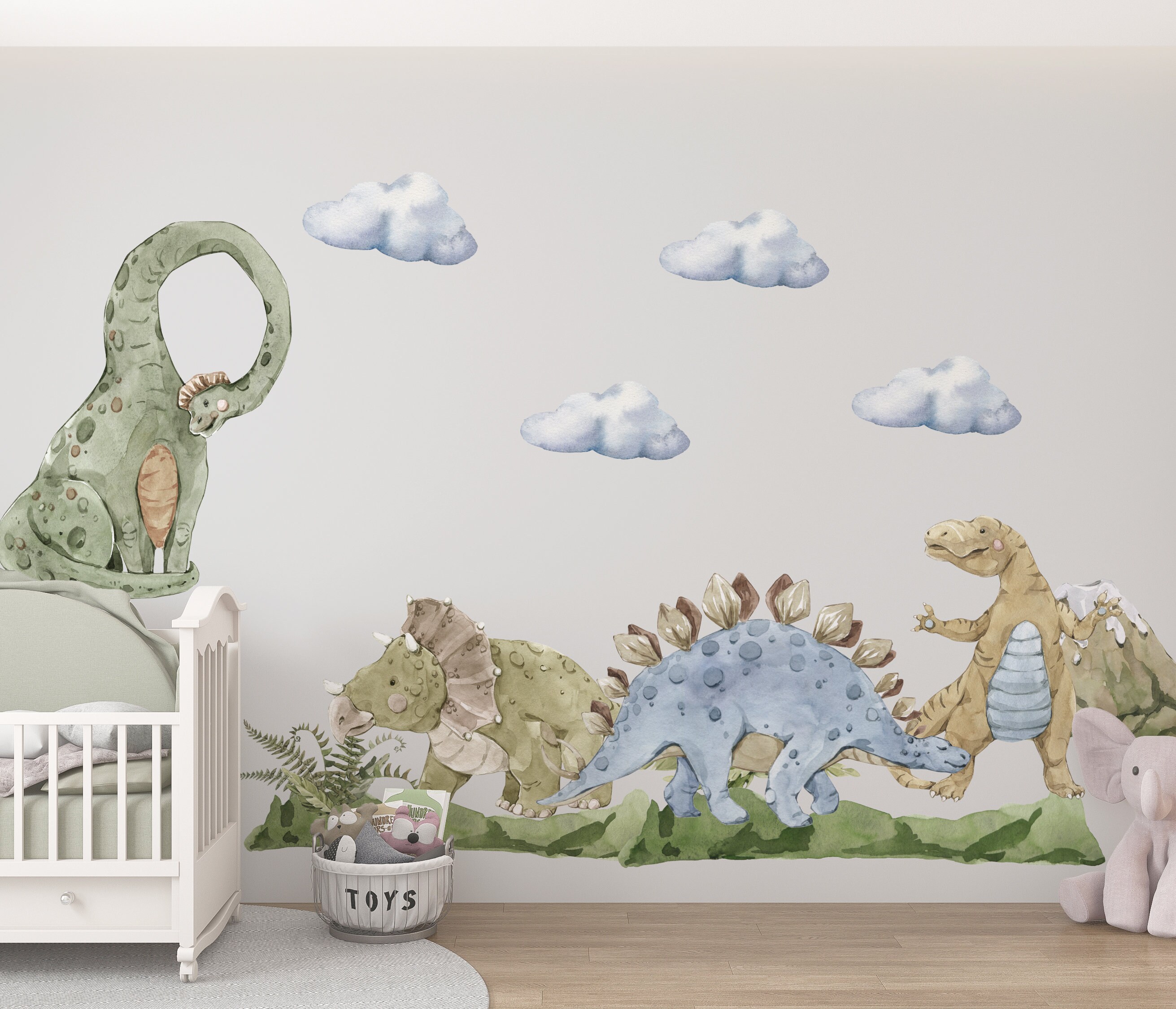 Dinosaur Wall Decal Dinosaur Wall Decor Dinosaur Wall | Etsy