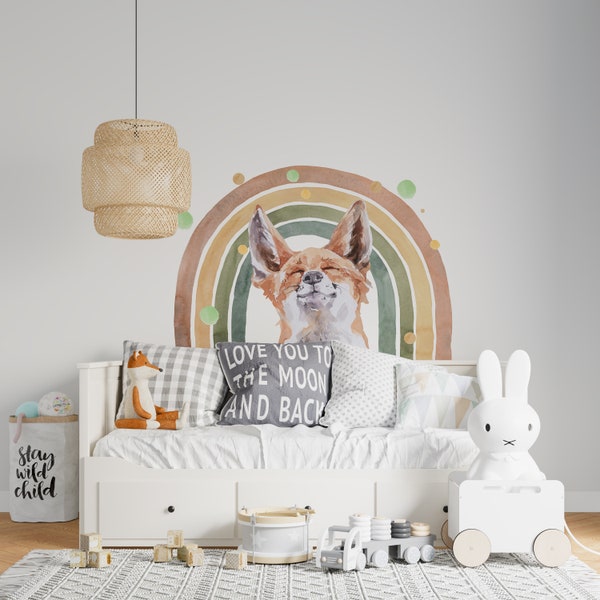 Fox Wall Decal - Etsy