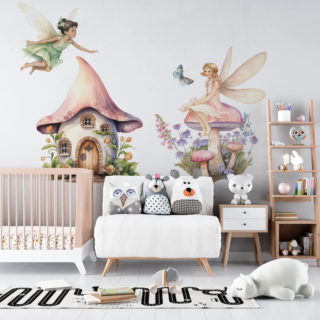 Fairy Wall Decals, Fairy Stickers, Girls Room Decor, Fairy Decor, Girls ...
