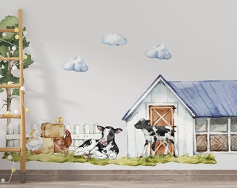 Farm Wall Decals | Etsy
