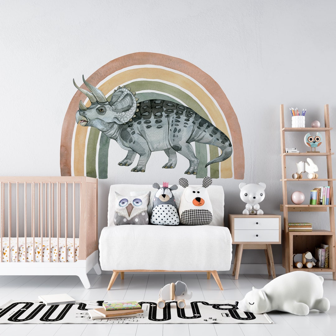 Dinosaur Wall Decal Big Set Dinosaur Wall Stickers Jurassic - Etsy