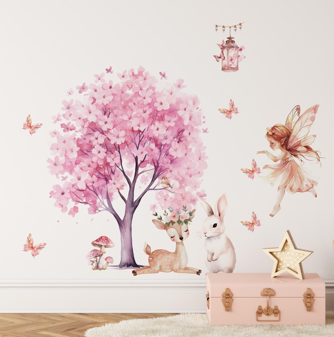 Fairy Wall Decals, Fairy Stickers, Girls Room Decor, Fairy Decor, Girls ...