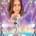 Singer Caricature, Singer Portrait, Caricature From Photo, Digital ...