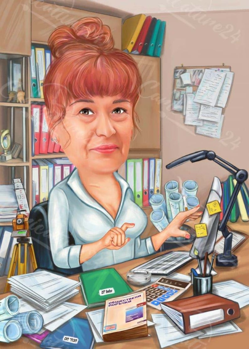 Farewell and Retirement Personalized Portrait, Retiring Caricature - Etsy