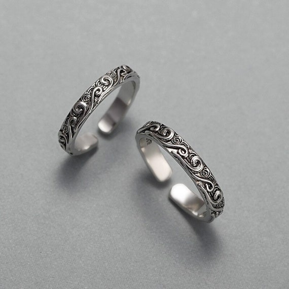 Vintage Freya Viking Rings Norse Runic Rings Adjustable - Etsy