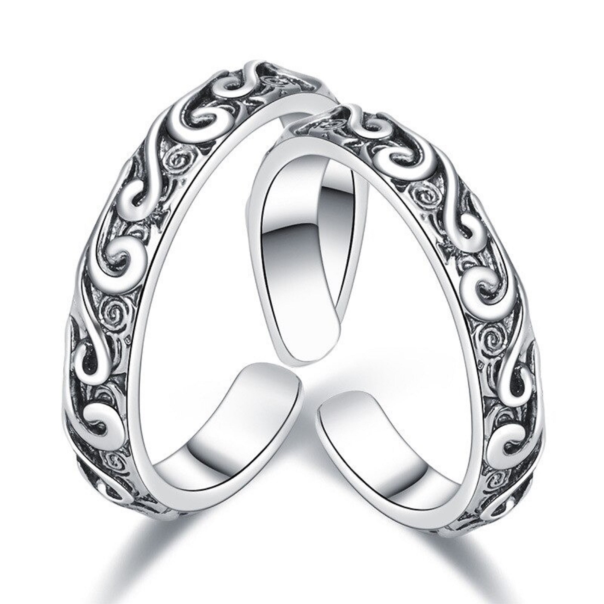 Vintage Freya Viking Rings Norse Runic Rings Adjustable - Etsy