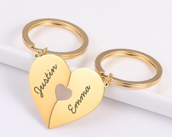 Couple Key Chain - Etsy