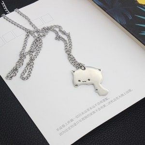 2pcs Couple Animal Lover Necklace Pair Minimalist Cat Necklaces for ...