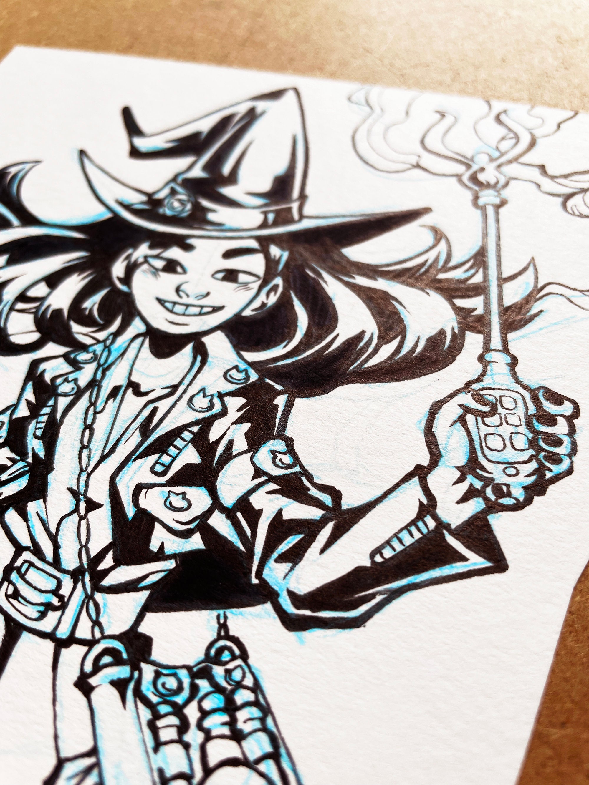 Drawloween 2020 Day 11 Drawing: Witch - Etsy