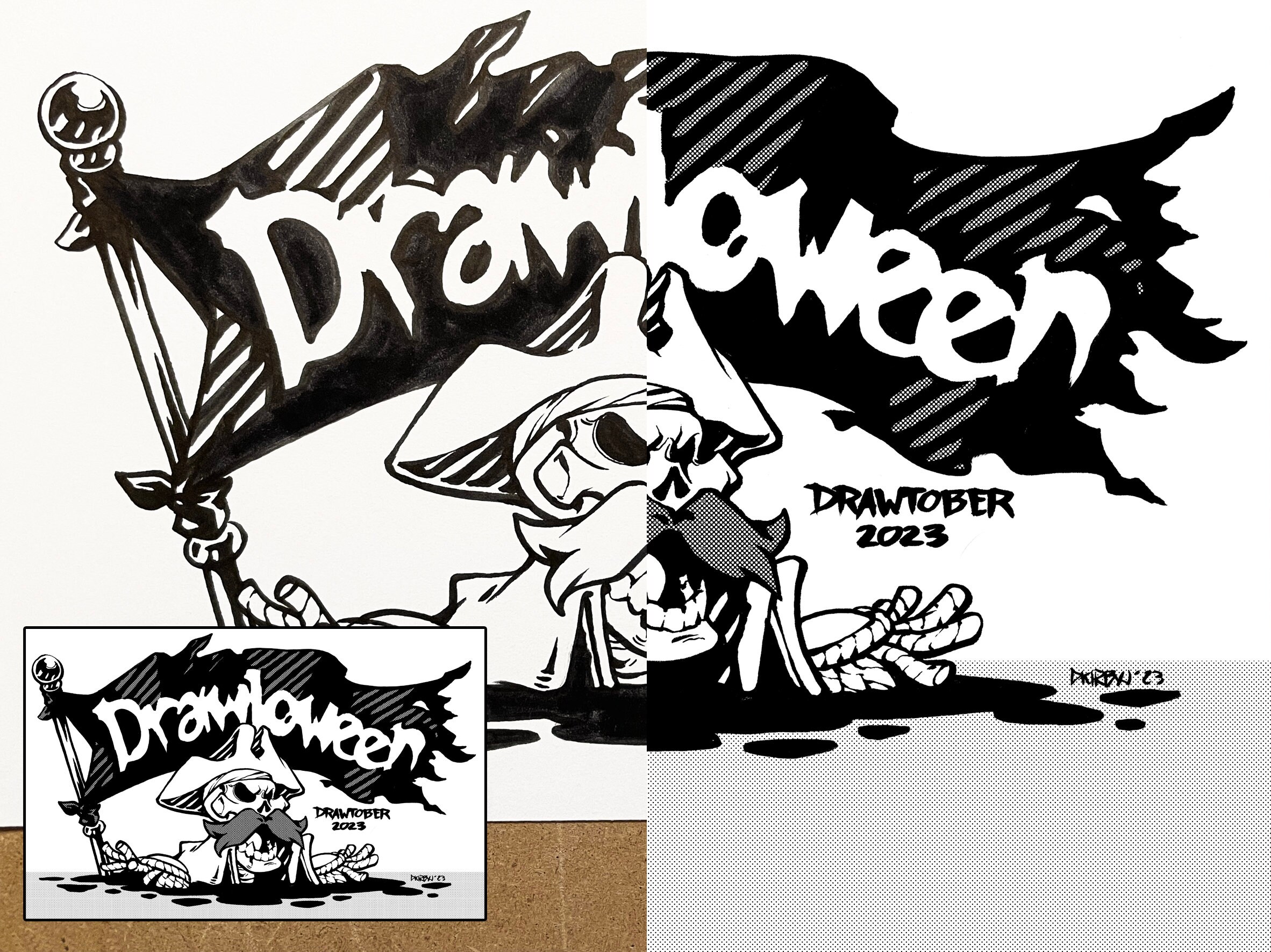 Drawloween 2023 Day 00 Drawing: Event Announcement - Etsy