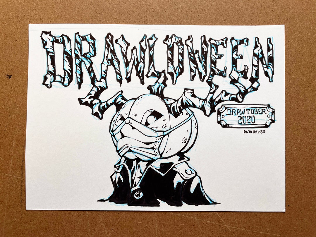 Drawloween 2020 Promo Drawing - Etsy
