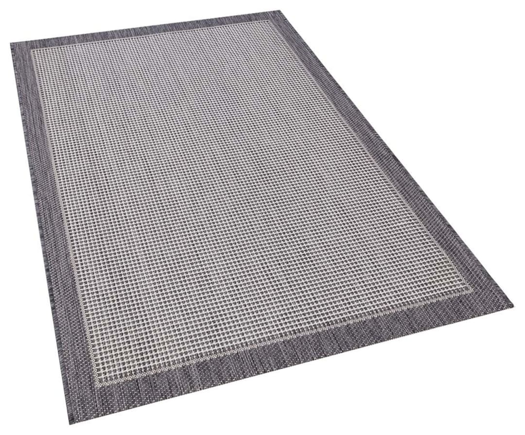 Washable Silver Jute Rug: Plain Outdoor/indoor Carpet - Etsy