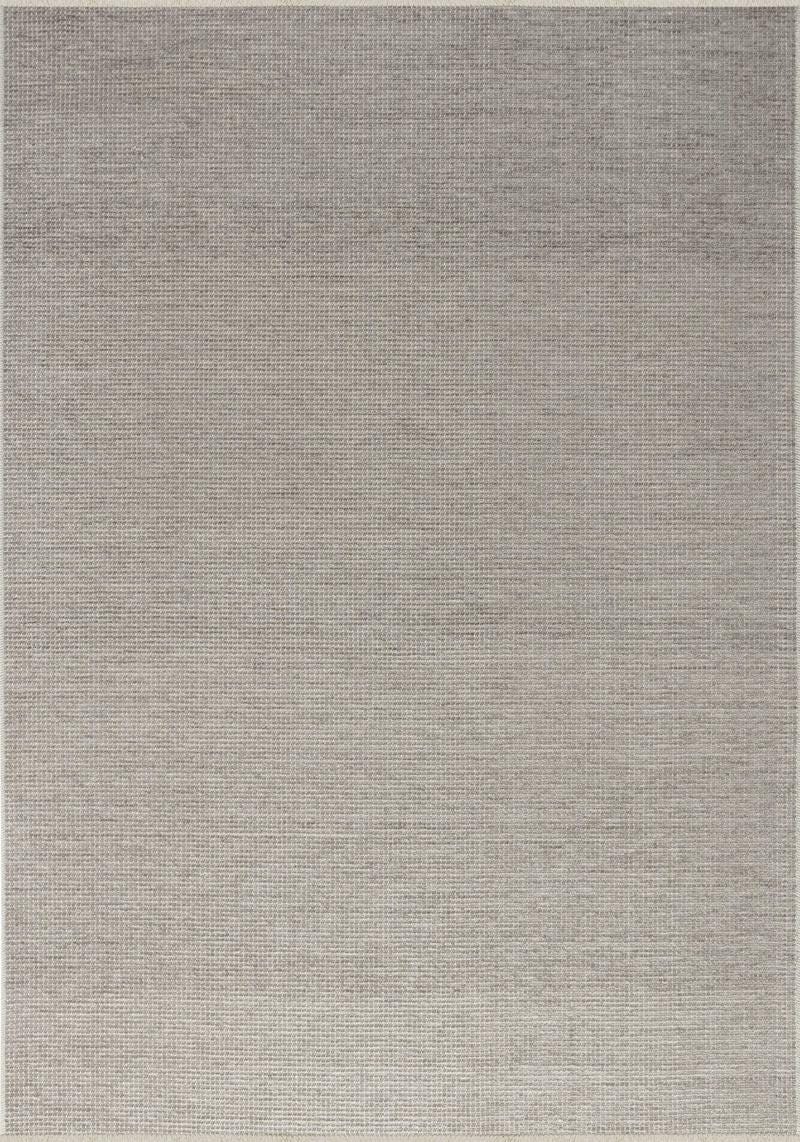 Contemporary Minimalist Light Gray Textured Area Rug – Modern Solid ...