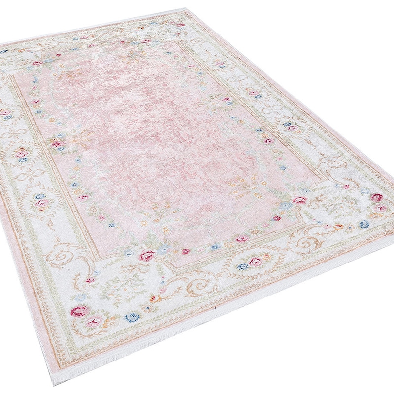 Pink Victorian Style Rug - Etsy