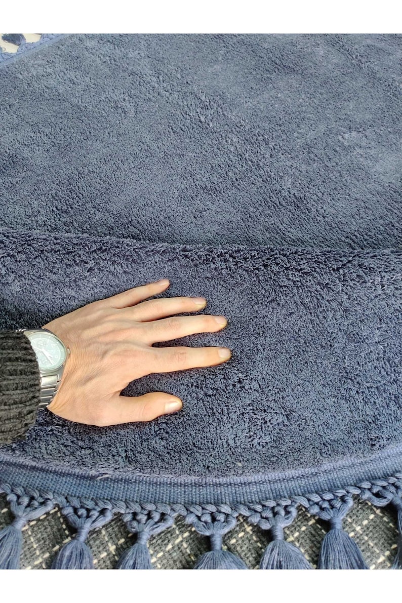 Puffy Rug Modern Rug Indigo Rug Home Decor Turkish Carpet - Etsy