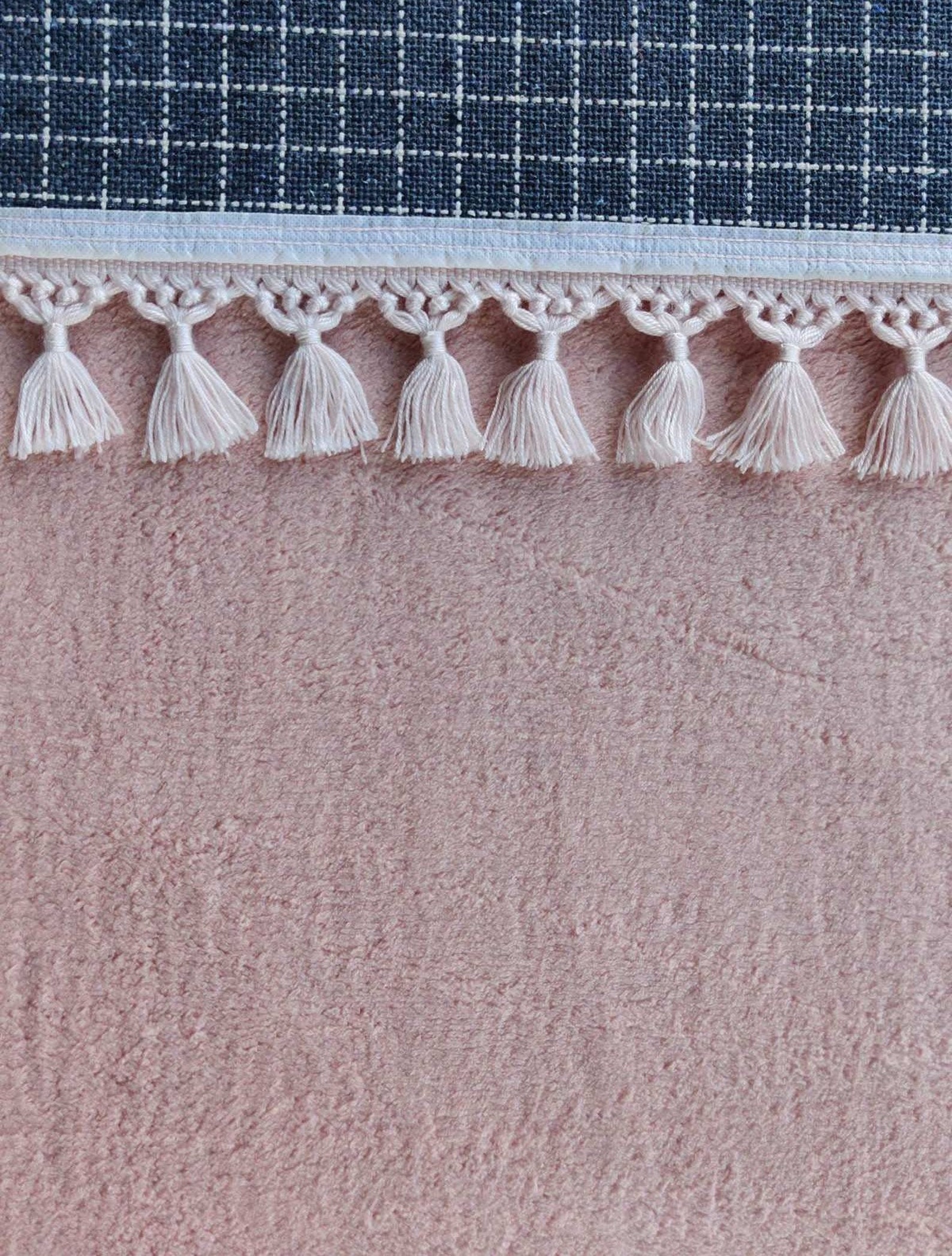 Fluffy Pink Round Rug: Modern Washable Cotton Carpet - Etsy