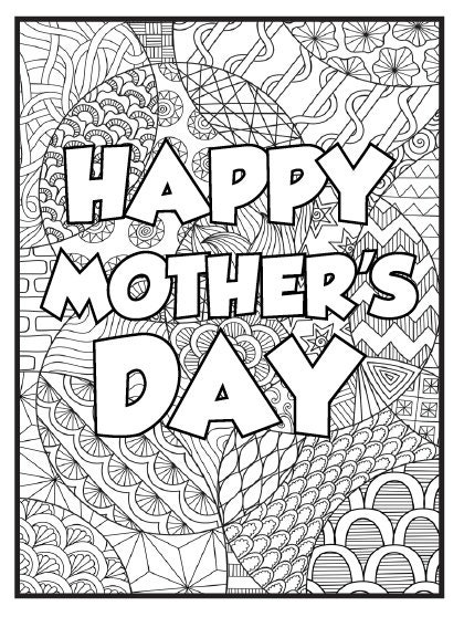 30+ Mother's Day Colouring Pages Mandala Digital Download - Etsy