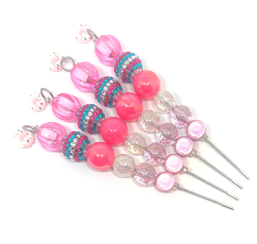 Disco Ball Beaded Decorating Scribe Tool With Acrylic Donut Charm 15cm ...
