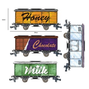 All Aboard Locomotive Wall Decal Set Removable Kids Bedroom Playroom ...