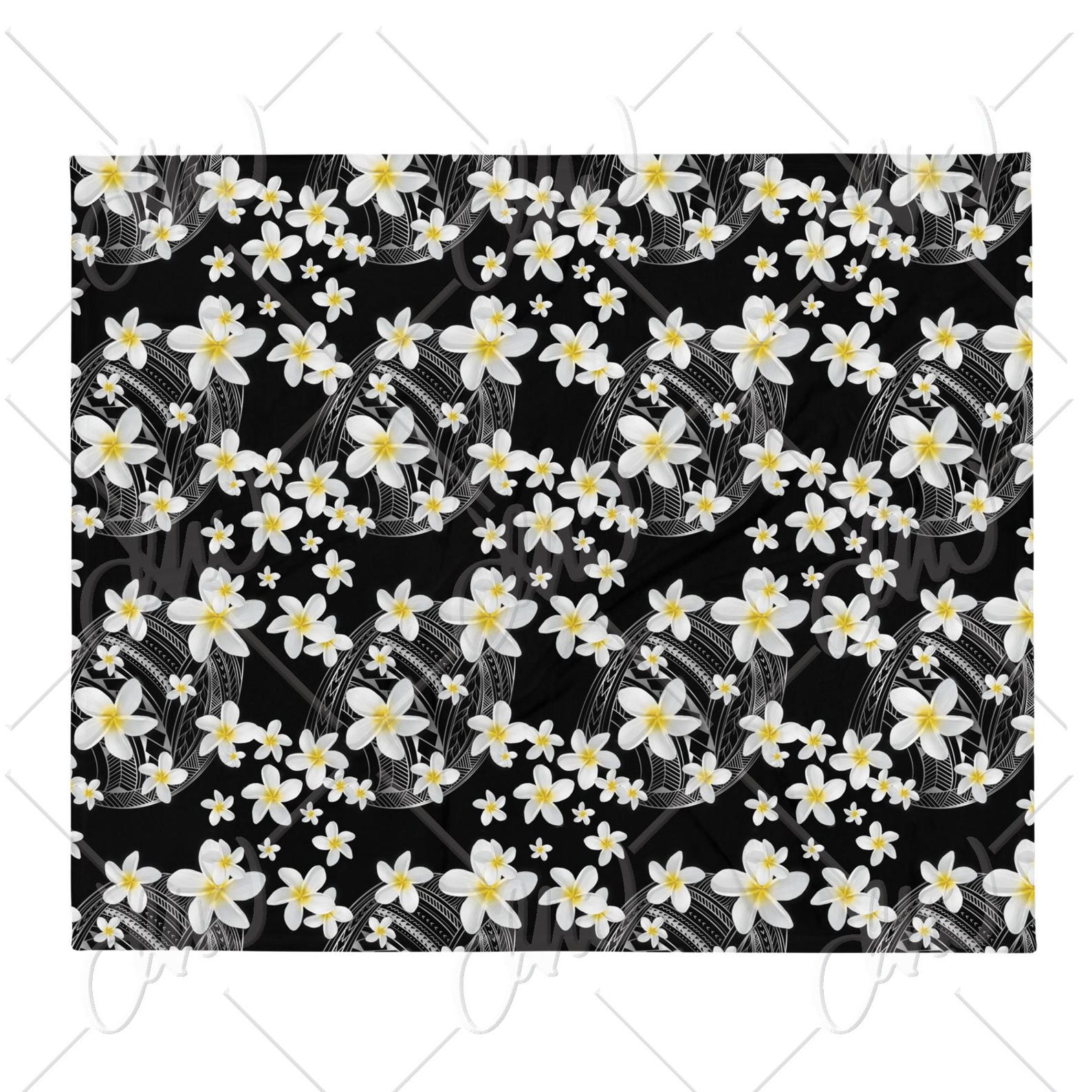 Plumeria Tatau Motif - Etsy